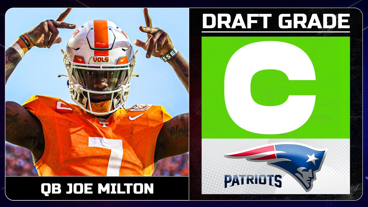Joe Milton Draft GRADE | Patriots Draft Reaction w/ Kyles & Kadlick ...