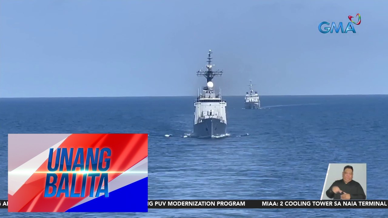 Mga barko ng China, bumuntot sa mga barko ng Pilipinas, Amerika, at ...