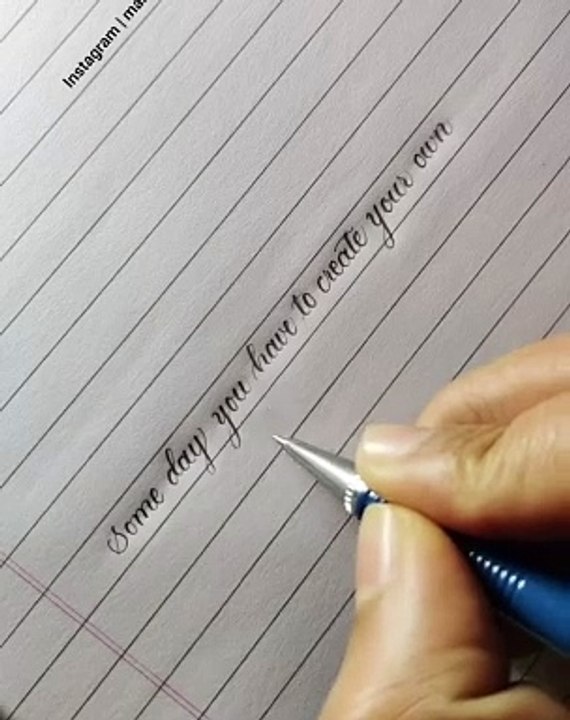 Incredible handwriting skills ️ 7 - video Dailymotion