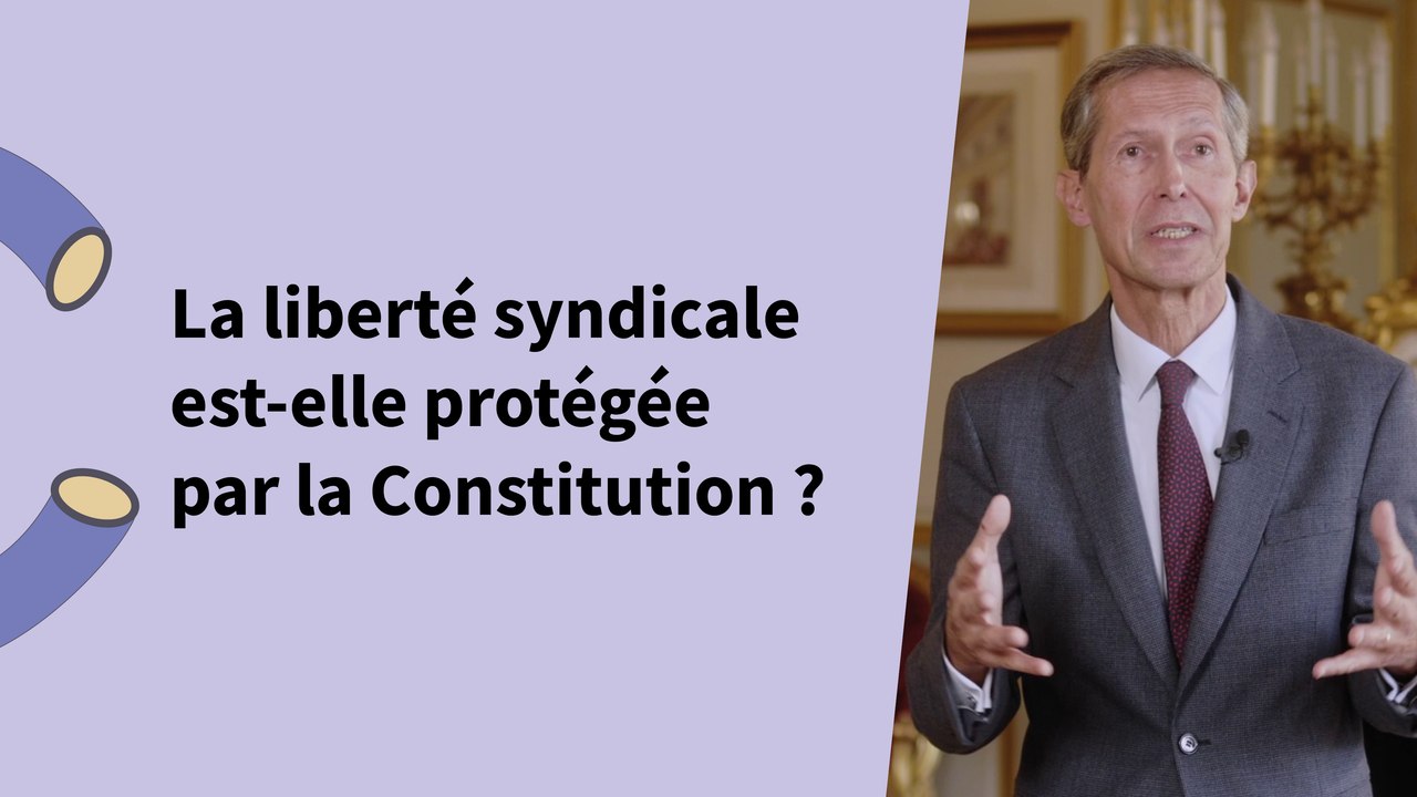 La liberté syndicale est-elle protégée par la Constitution ? - Vidéo ...