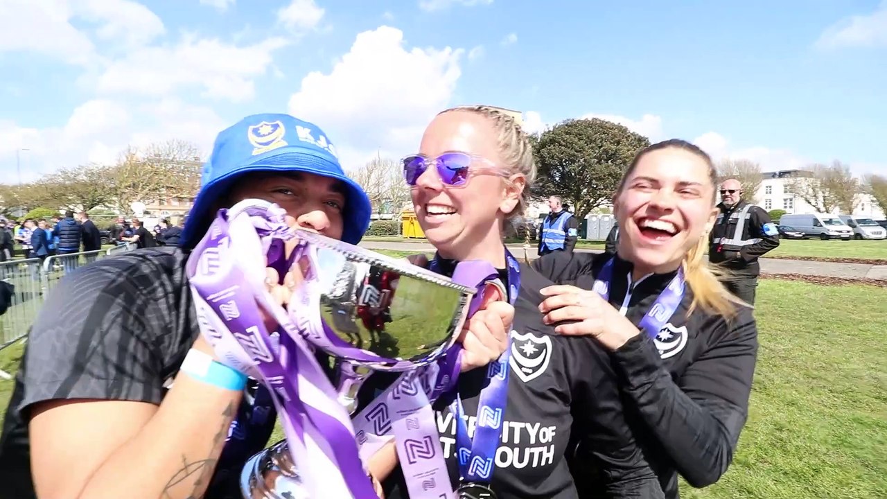 Pompey celebrations: Interview with Hannah Haughton - video Dailymotion