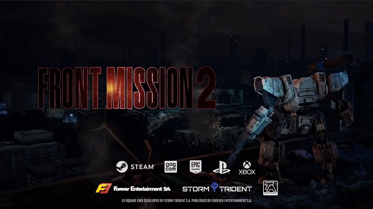 Front Mission 2 Remake Official New Platforms Release Trailer - video ...