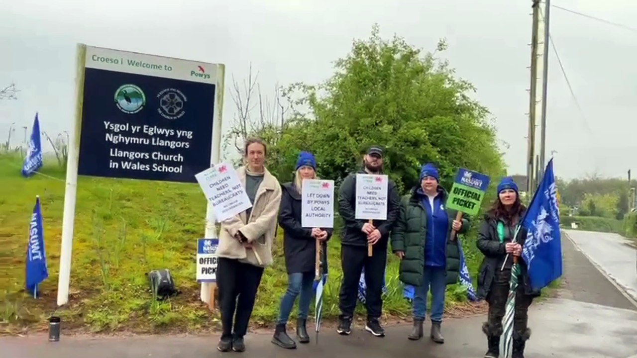 Llangors Primary School Strike Action - video Dailymotion