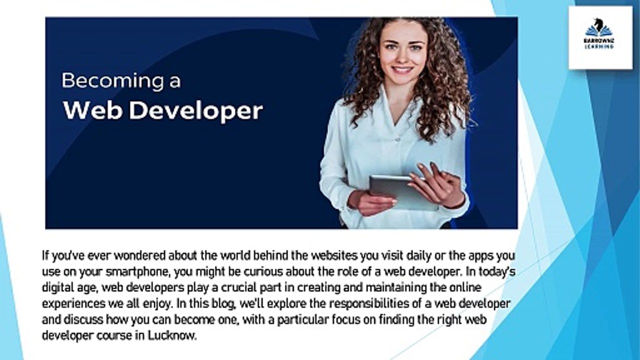 What Does a Web Developer Do-and How Do I Become One - video Dailymotion