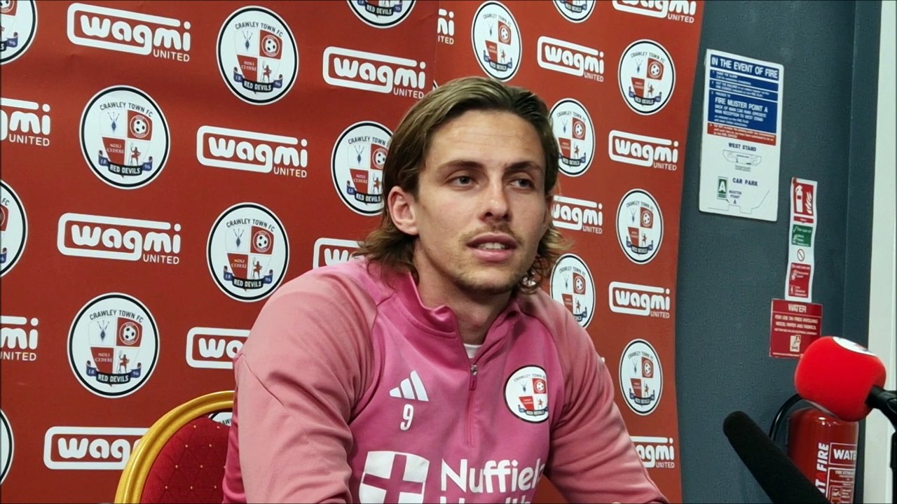 Crawley Town striker Danilo Orsi looks ahead to the League Two play-off ...
