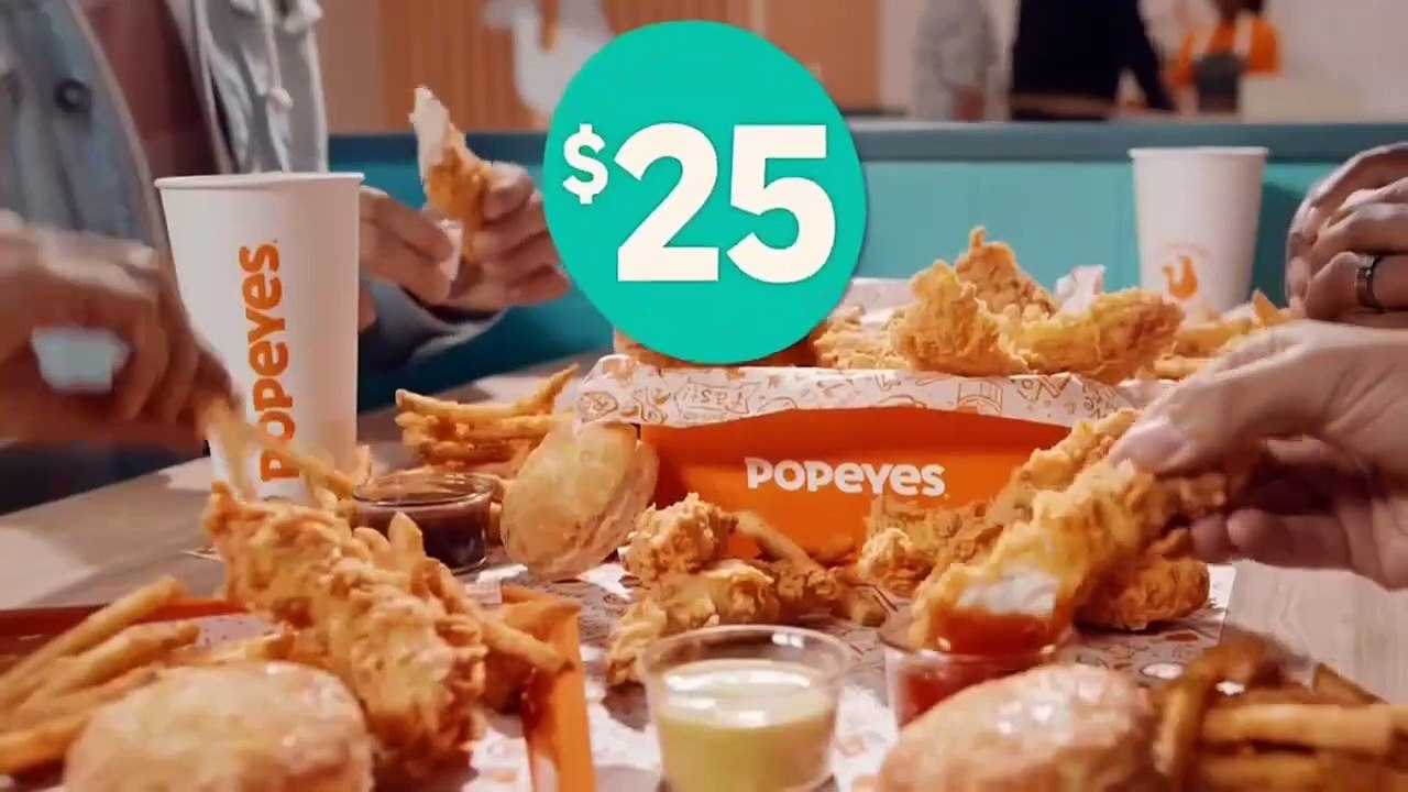 Popeyes Commercial 2024 - (USA) • $25 Tenders Bundle - video Dailymotion