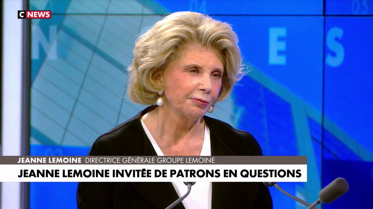 Jeanne Lemoine (Groupe Lemoine) : Patrons en questions (Émission du 06 ...