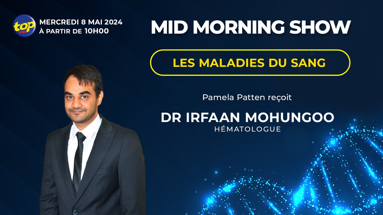 Mid Morning Show :Pamela Patten reçoit le Dr Irfaan Mohungoo. - Vidéo ...