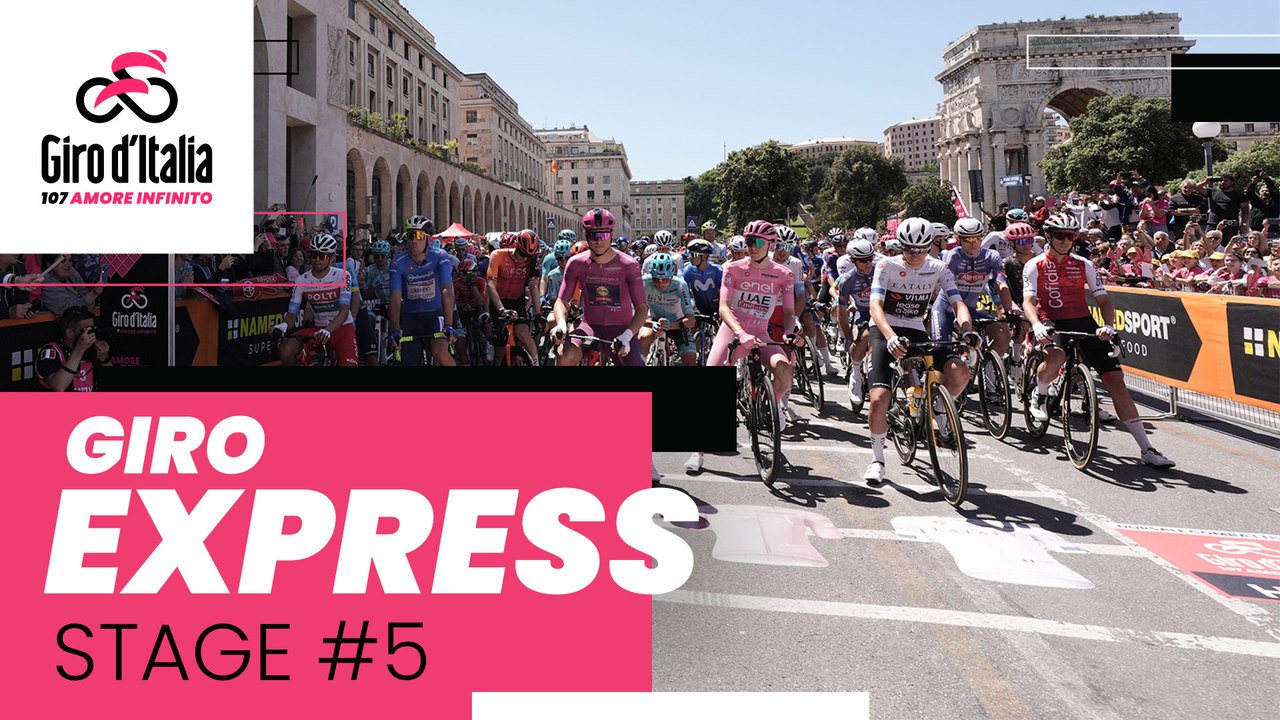 Giro d'Italia 2024 | Giro Express: Genova and Lucca - Video Dailymotion