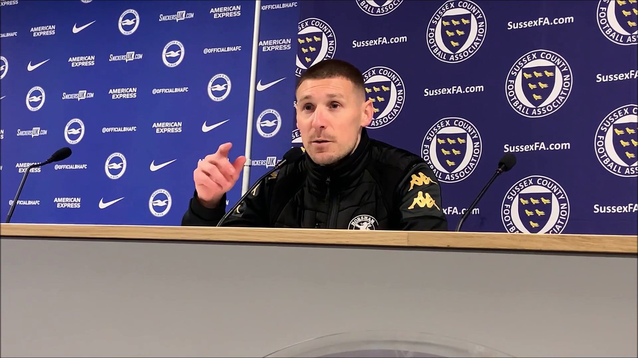 Jon Meeney on Horsham's Sussex Senior Cup win - video Dailymotion