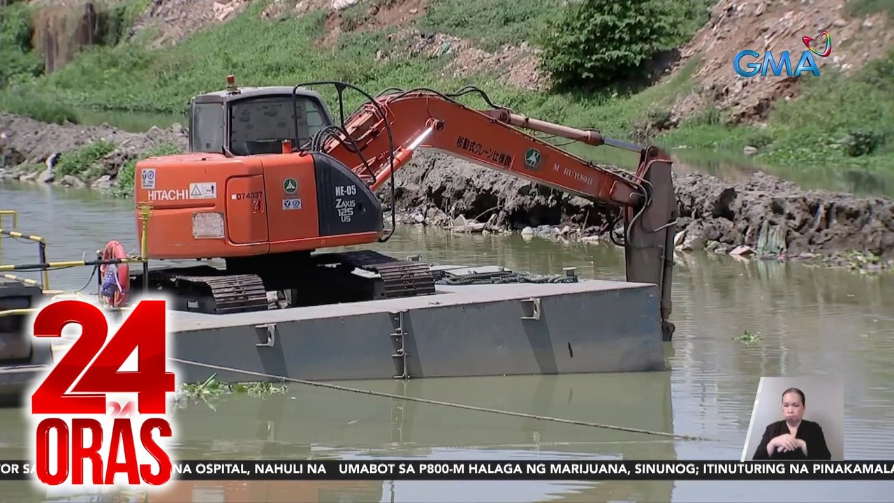 Paglalagay ng dike sa gilid ng Marikina River, paglilinis ng drainage, at water pumps, kabilang ...