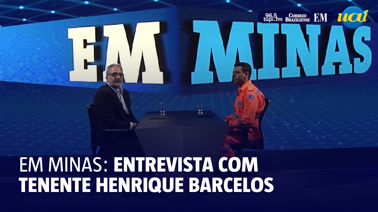 EM Minas recebe o tenente Henrique Barcelos, do CBMMG - Vídeo Dailymotion
