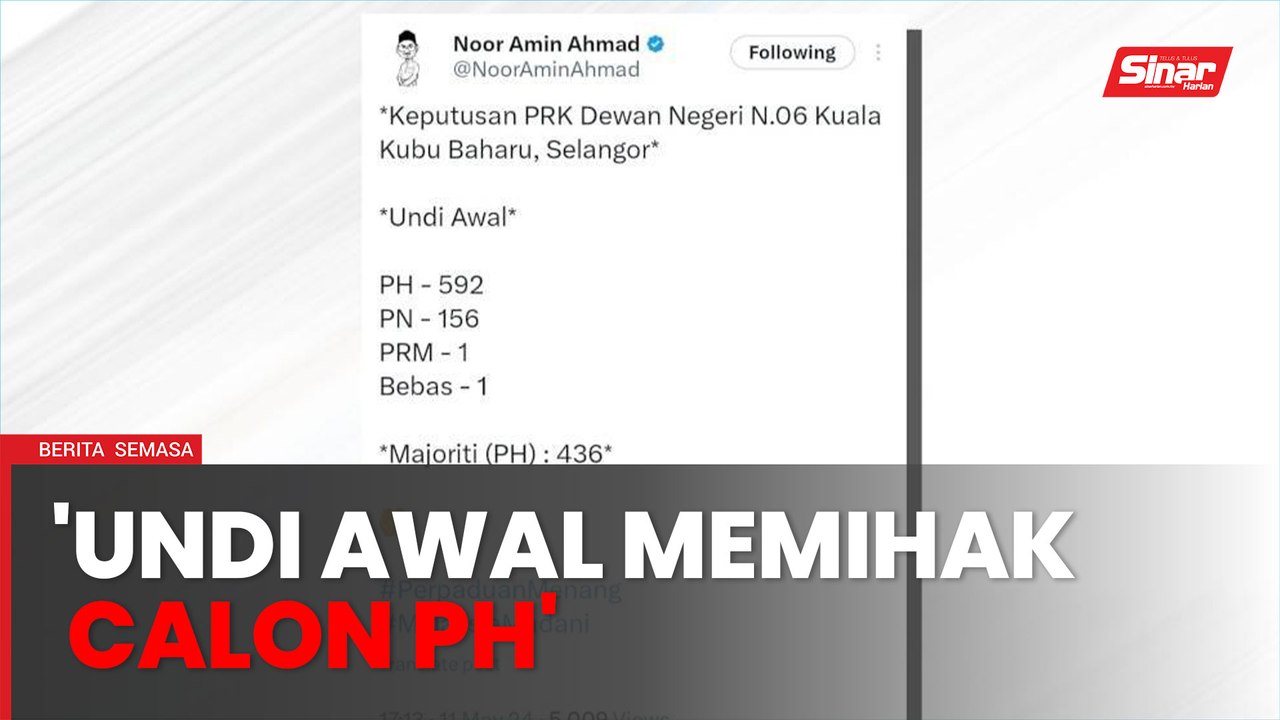 Askar, polis undi calon PH - Bekas MP Kangar - Video Dailymotion