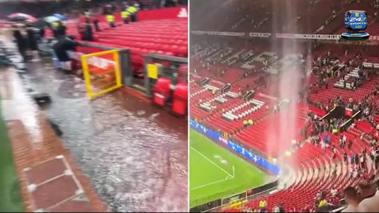 Old Trafford Leaking Roof Strikes again as Storm hits the Stadium Near ...
