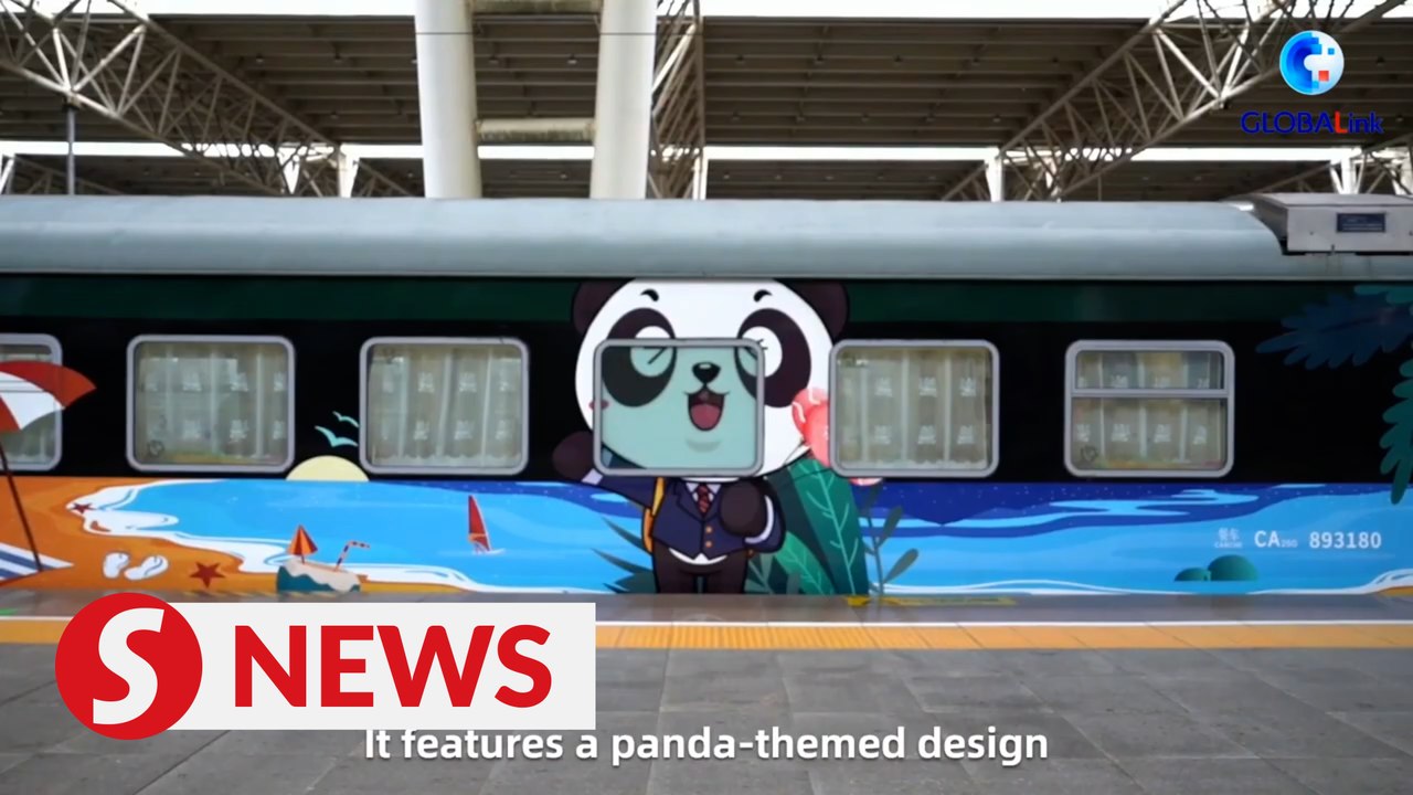 'Panda Train' offers unique China-Laos travel experience - video ...