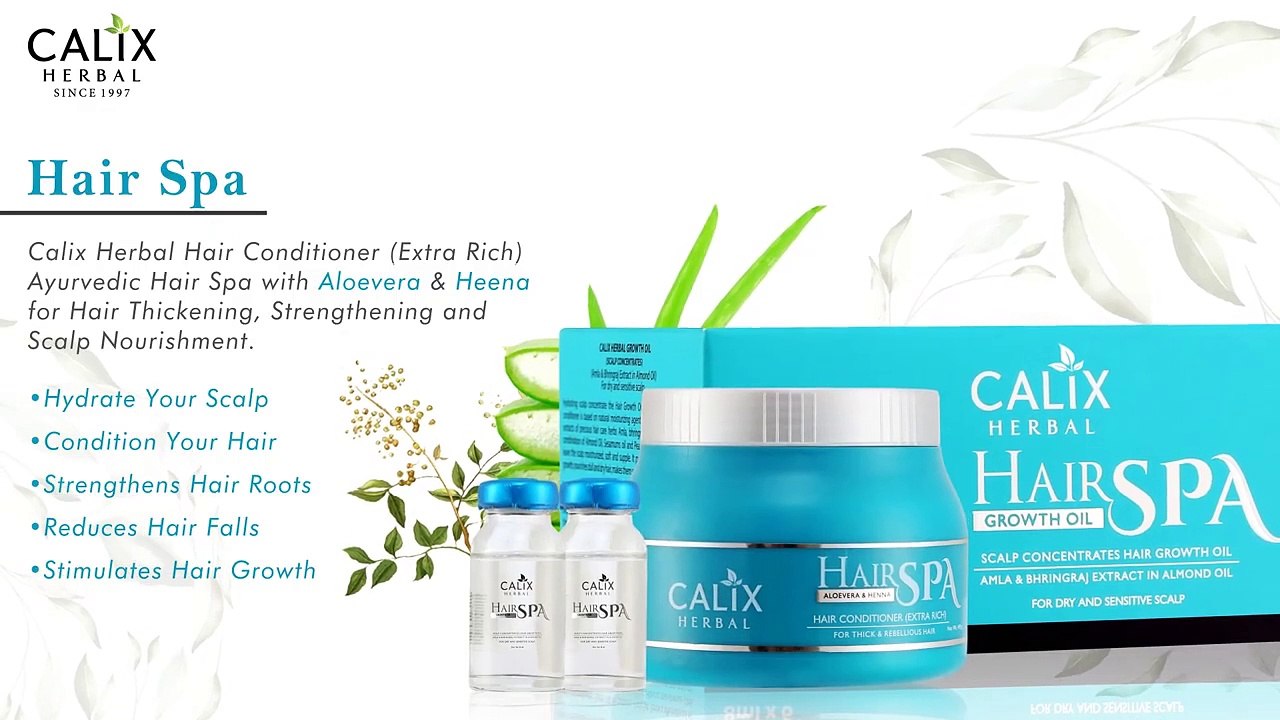 Calix Herbal Hair Spa Conditioner Cream Hair Growth Oil For Haircare ...