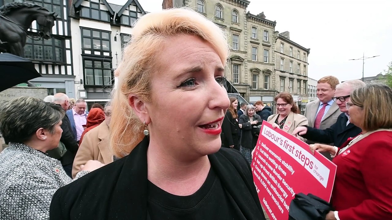 Shadow Transport Minister Louise Haigh chats to the Express & Star ...