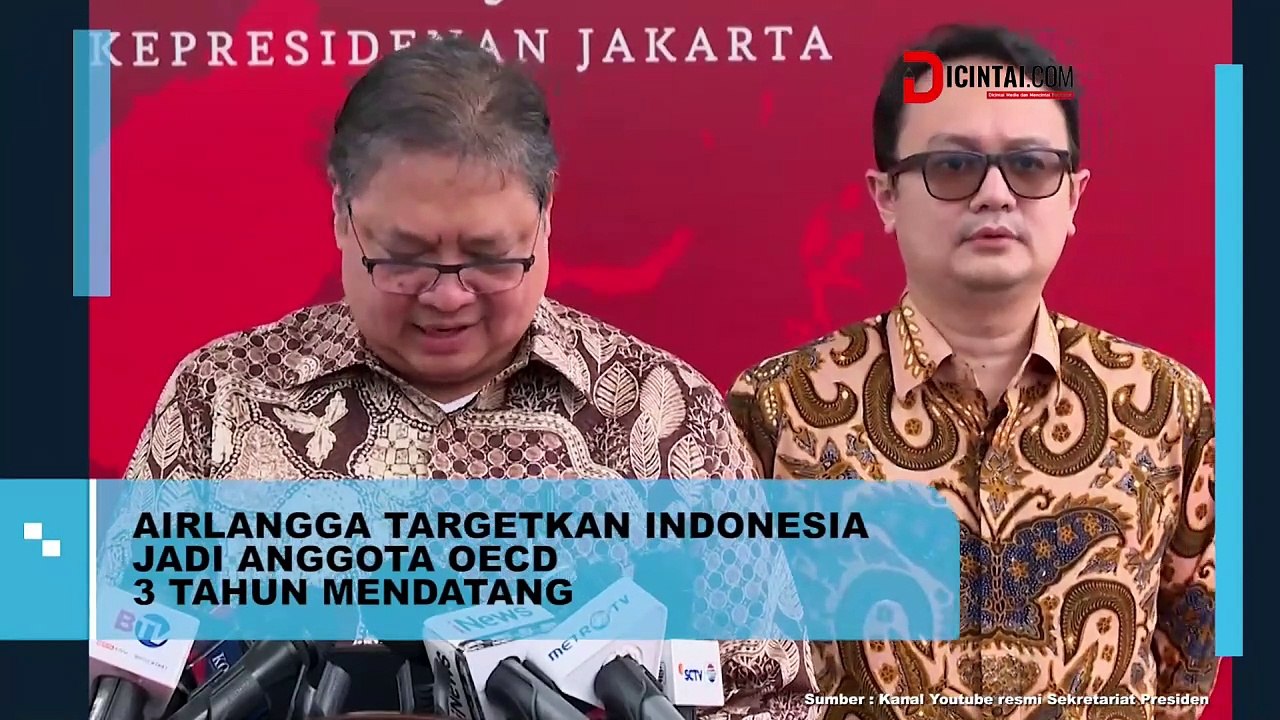 Airlangga Targetkan Indonesia Jadi Anggota OECD 3 Tahun Mendatang - Video Dailymotion