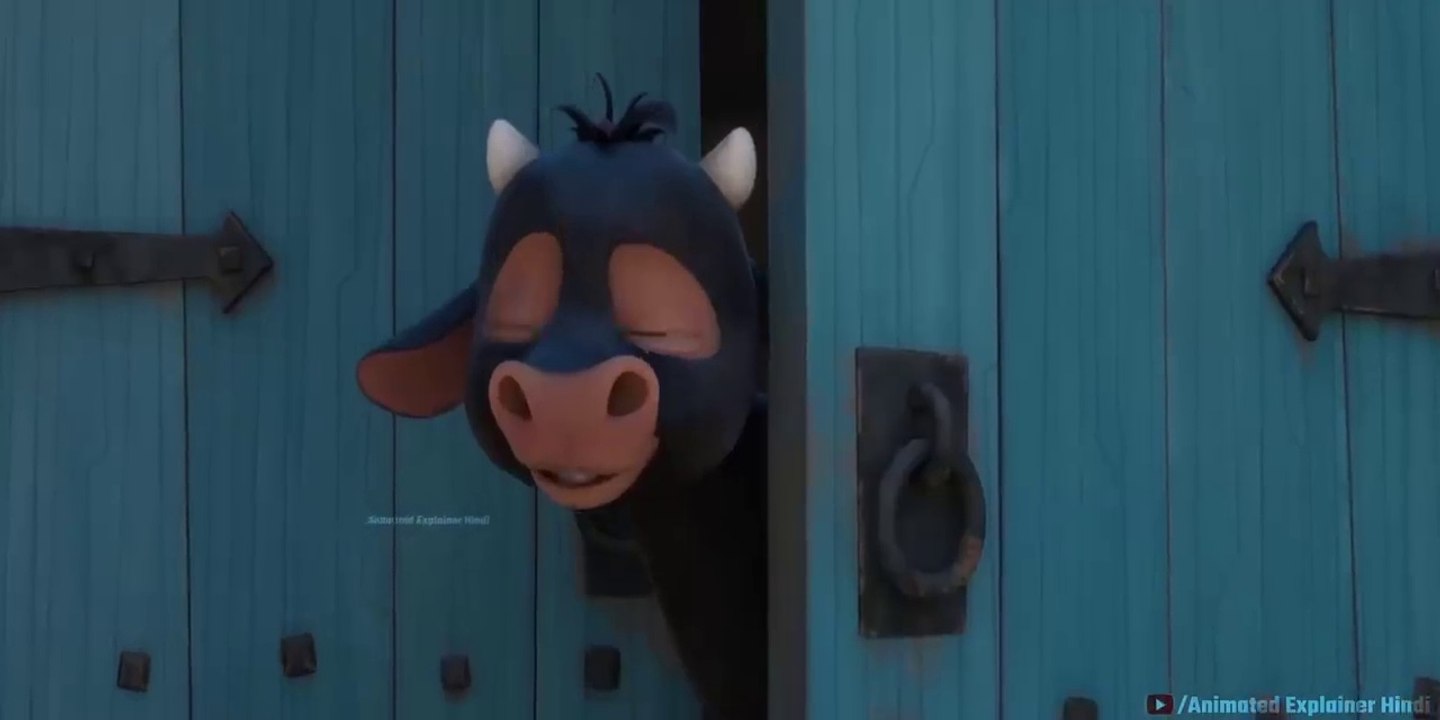 A Fearless Fighting Bull Ferdinand Explained in Hindi __ Animated ...