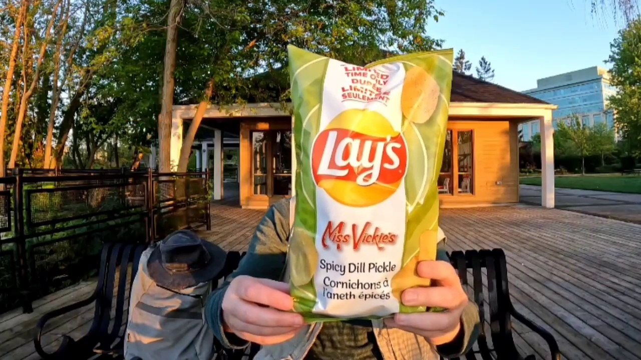 LImited time Only Lays Miss Vicky's Spicy Pickle Chips Review - video ...