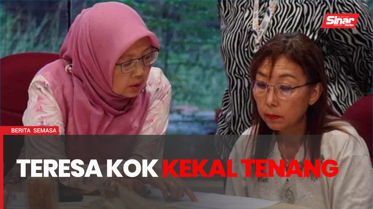 Diugut bunuh: Teresa Kok kekal tenang, bekerja seperti biasa - Video Dailymotion