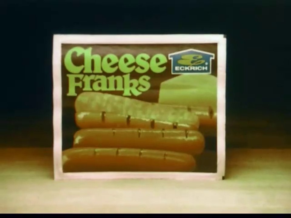 1970s Eckrich animated cheese franks TV commercial - video Dailymotion
