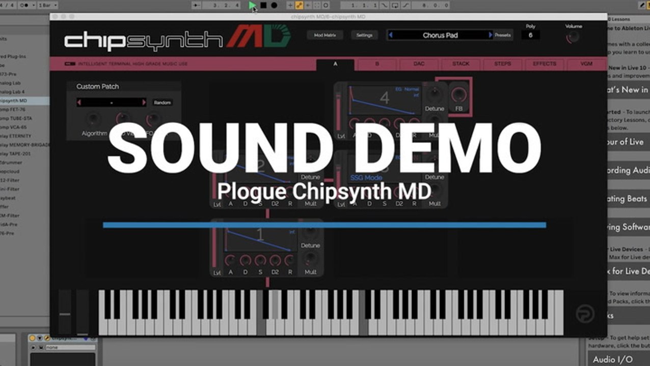 Chipsynth MD Sound Demo - video Dailymotion
