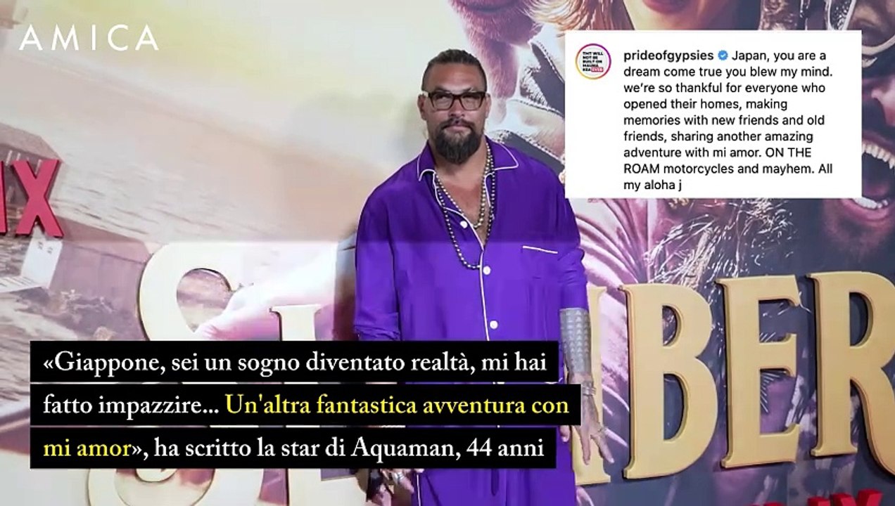 Jason Momoa allo scoperto con il nuovo amore: è Adria Arjona - Video ...