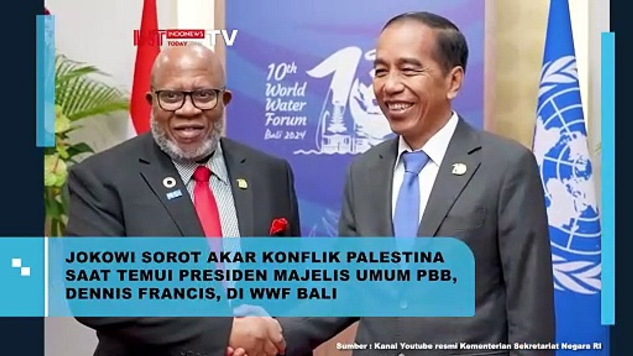 Jokowi Sorot Akar Konflik Palestina Saat Temui Presiden Majelis Umum ...