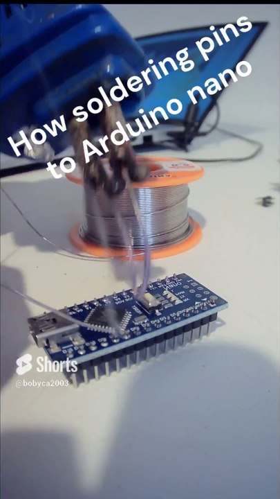 How soldering pins to arduino nano costycnc - Video Dailymotion