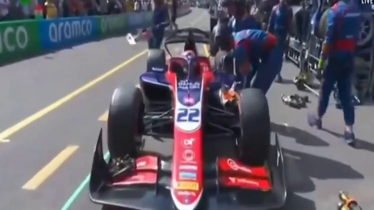 F2 2024 Monaco Race 2 Verschoor Out Steering Wheel Fly - Vidéo Dailymotion