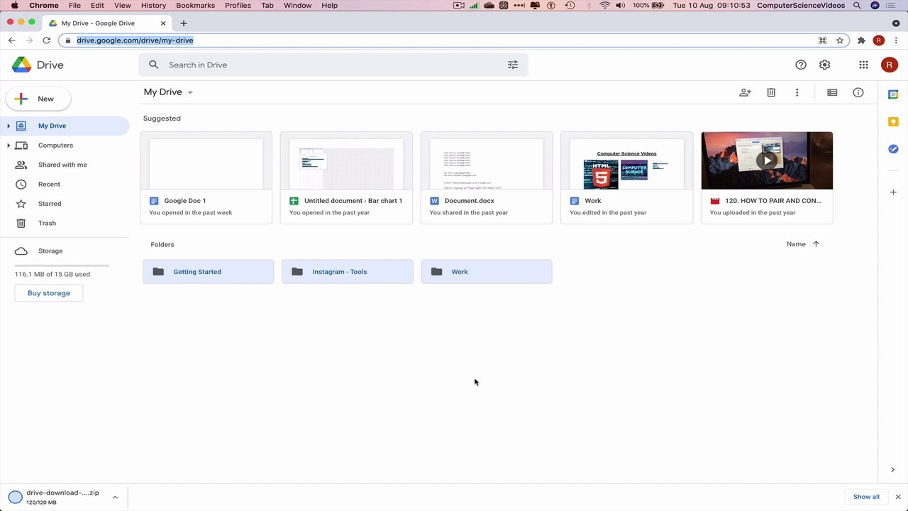 How to SAVE Your Entire Google Drive Folder to Your Mac - Basic Tutorial | New - video Dailymotion