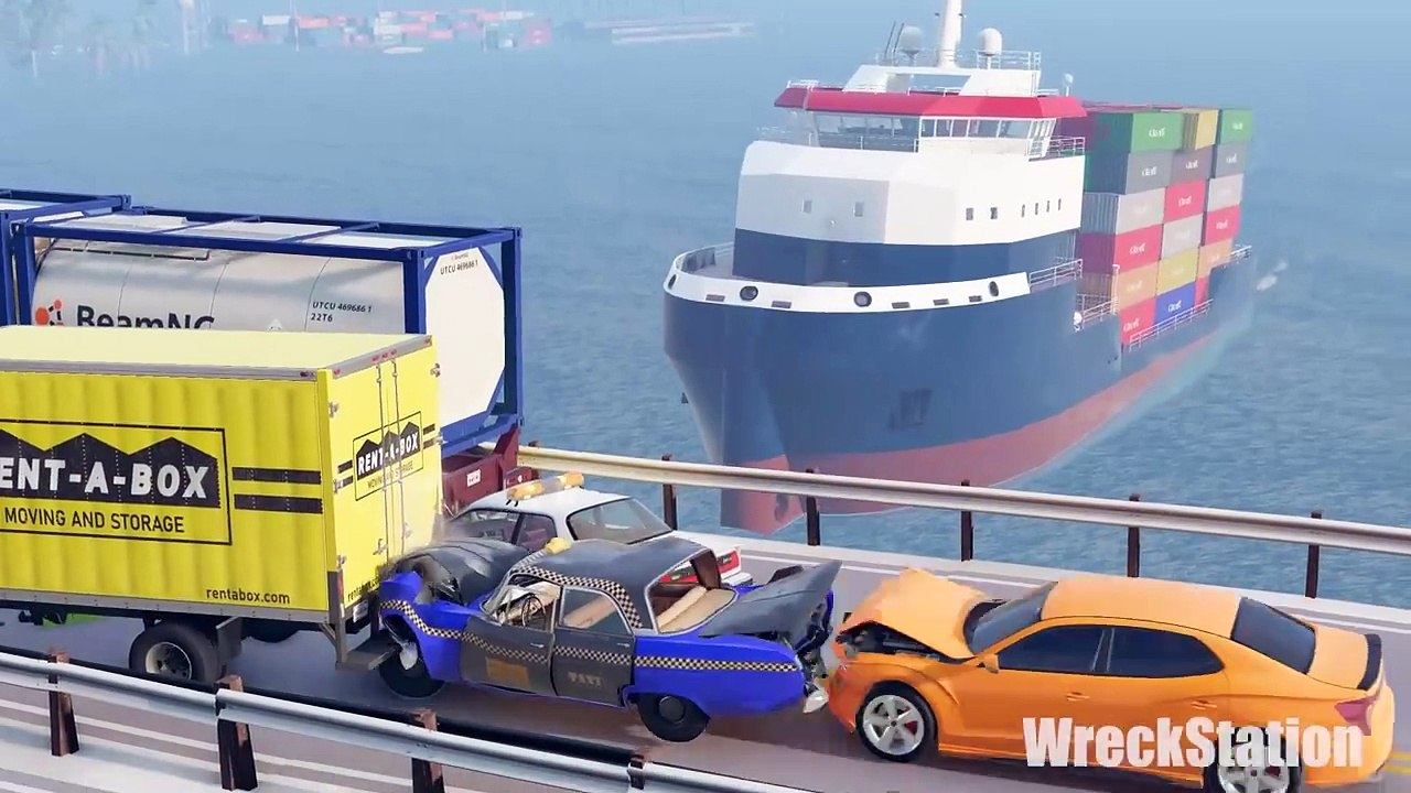 Breakable Car Bridge Crashes #44 - Beamng drive - video Dailymotion