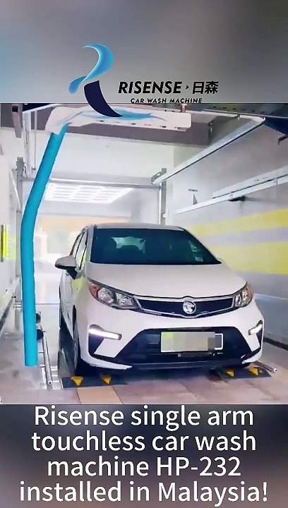 Risense 360 touchless car wash machine in Malaysia - Vidéo Dailymotion