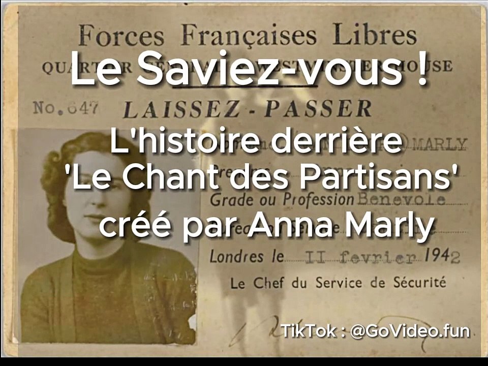 Le Saviez-vous : L'histoire derrière 'Le Chant des Partisans' créé par ...