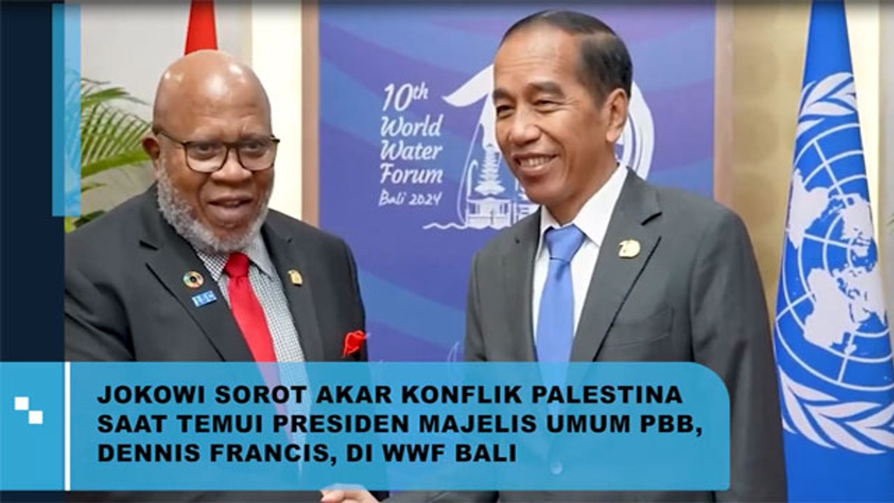 Jokowi Sorot Akar Konflik Palestina Saat Temui Presiden Majelis Umum ...