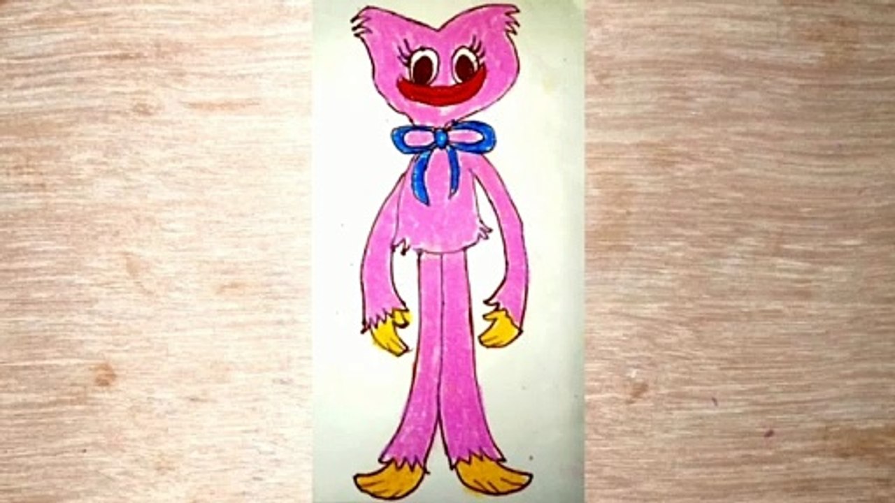 How to draw Kissy Missy (Poppy playtime chapter:3) - video Dailymotion