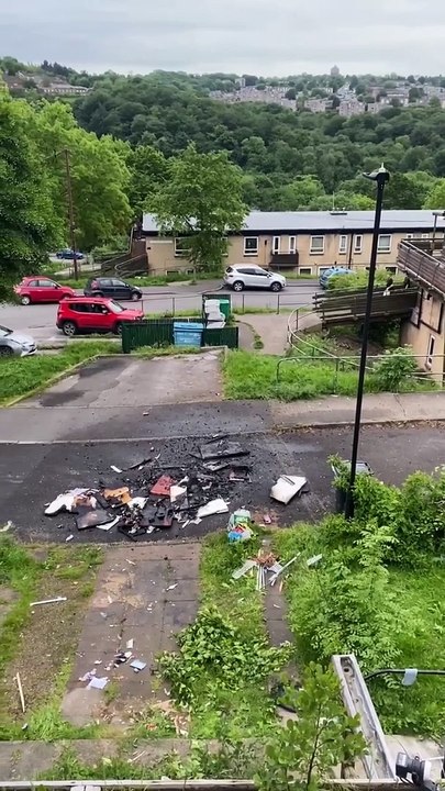 Watch as fire crews work to tackle blazes as anti-social behaviour grips Sheffield estate ...