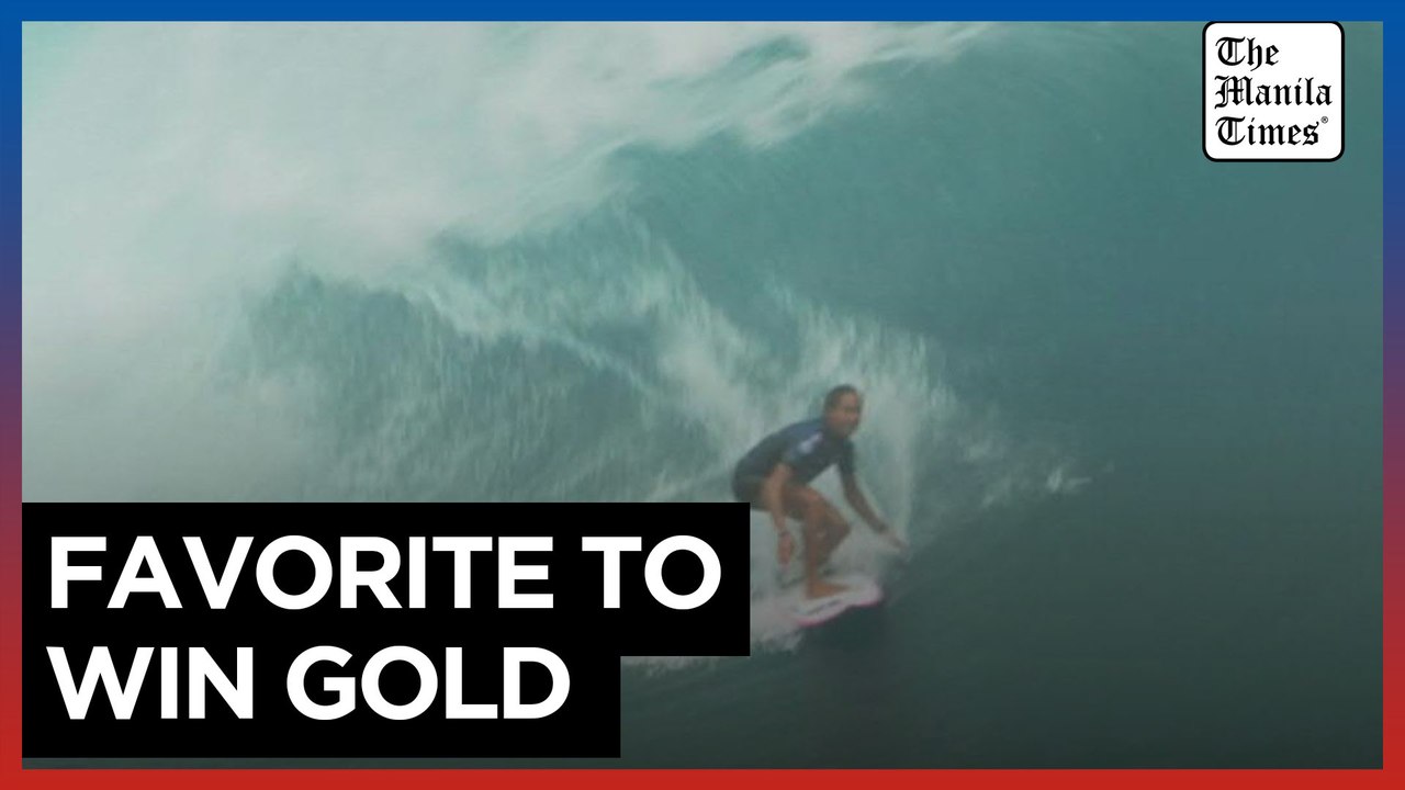 French Olympic surfer Fierro rides the waves to victory in Tahiti ...