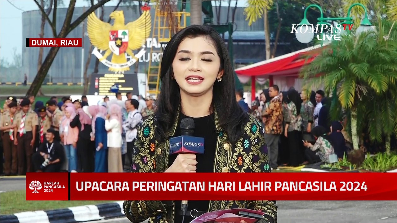 Upacara Peringatan Hari Lahir Pancasila di Lapangan Garuda Hulu Rokan ...