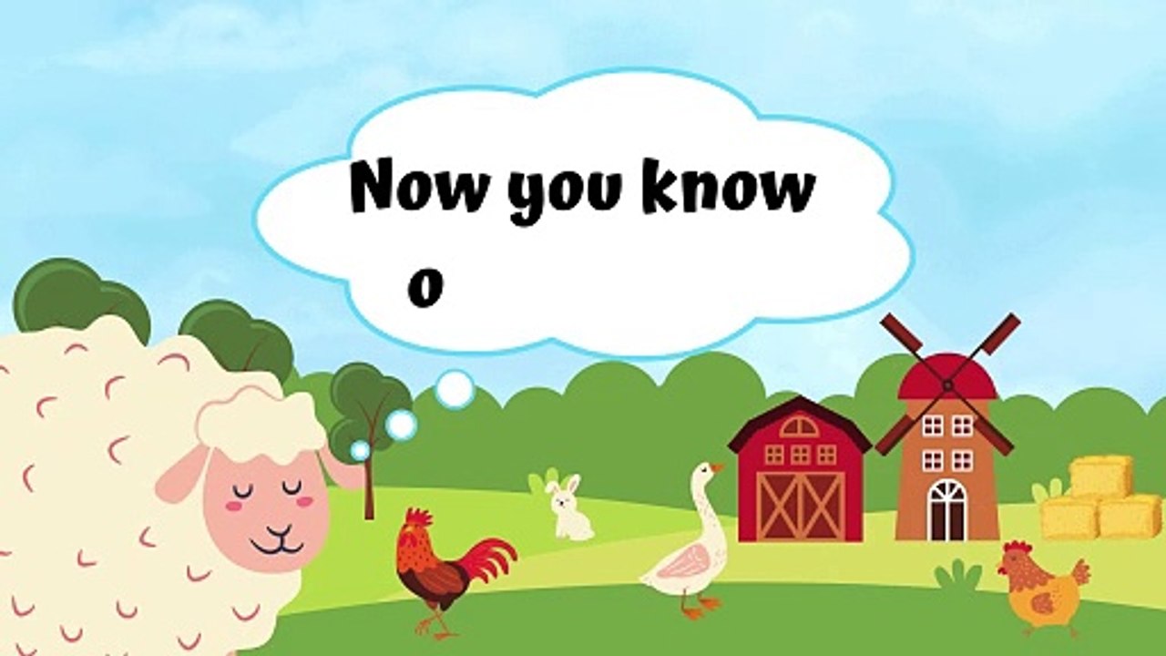Farm Animal Names Learning | An Educational Song for Kids - video ...