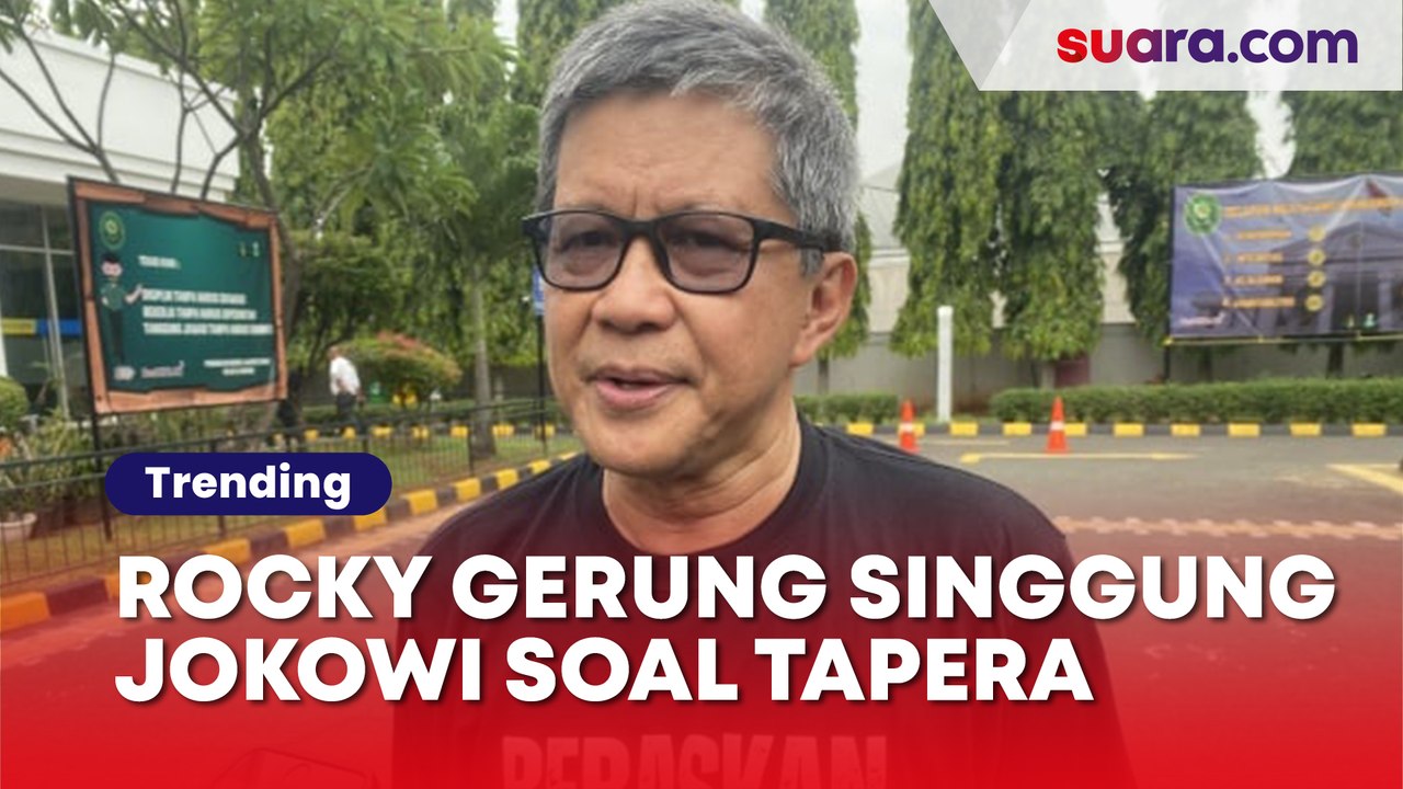 Rocky Gerung Singgung Jokowi soal Tapera: Mana Kita Tahu Dana Dipakai ... Rocky Gerung Singgung Jokowi soal Tapera: Mana Kita Tahu Dana Dipakai ...