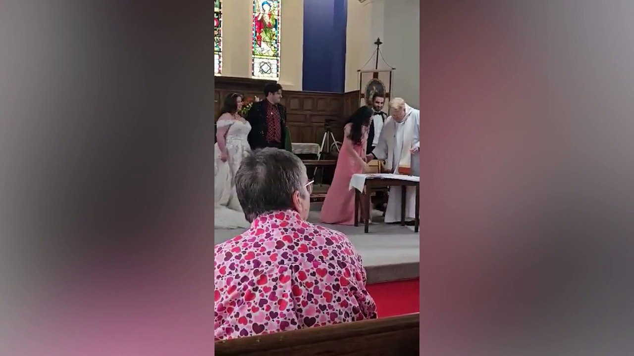 Indie Coxon (11) sings Tina Turner's 'Simply the Best' at the wedding ...