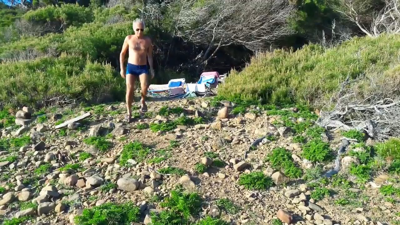Man Loses Footing and Lands on Butt While Walking Downhill - video ...