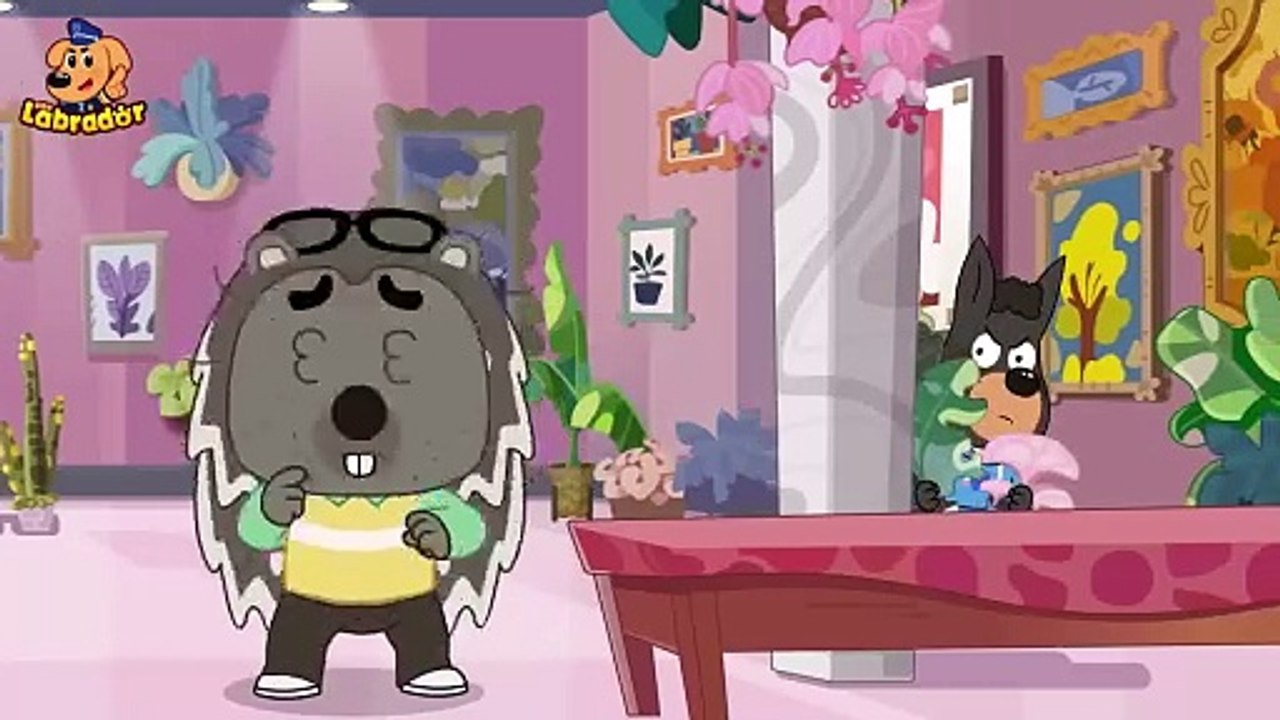 The Stolen Masterpiece Detective Cartoon Kids Cartoons Sheriff Labrador ...