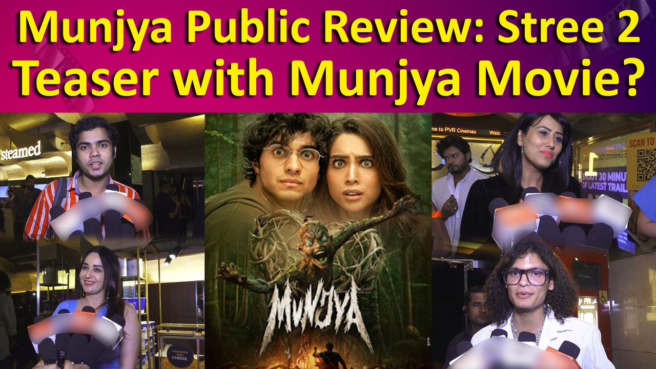 Munjya Movie Review | Public Reaction | Sharvari Wagh | Dinesh Vijan ...