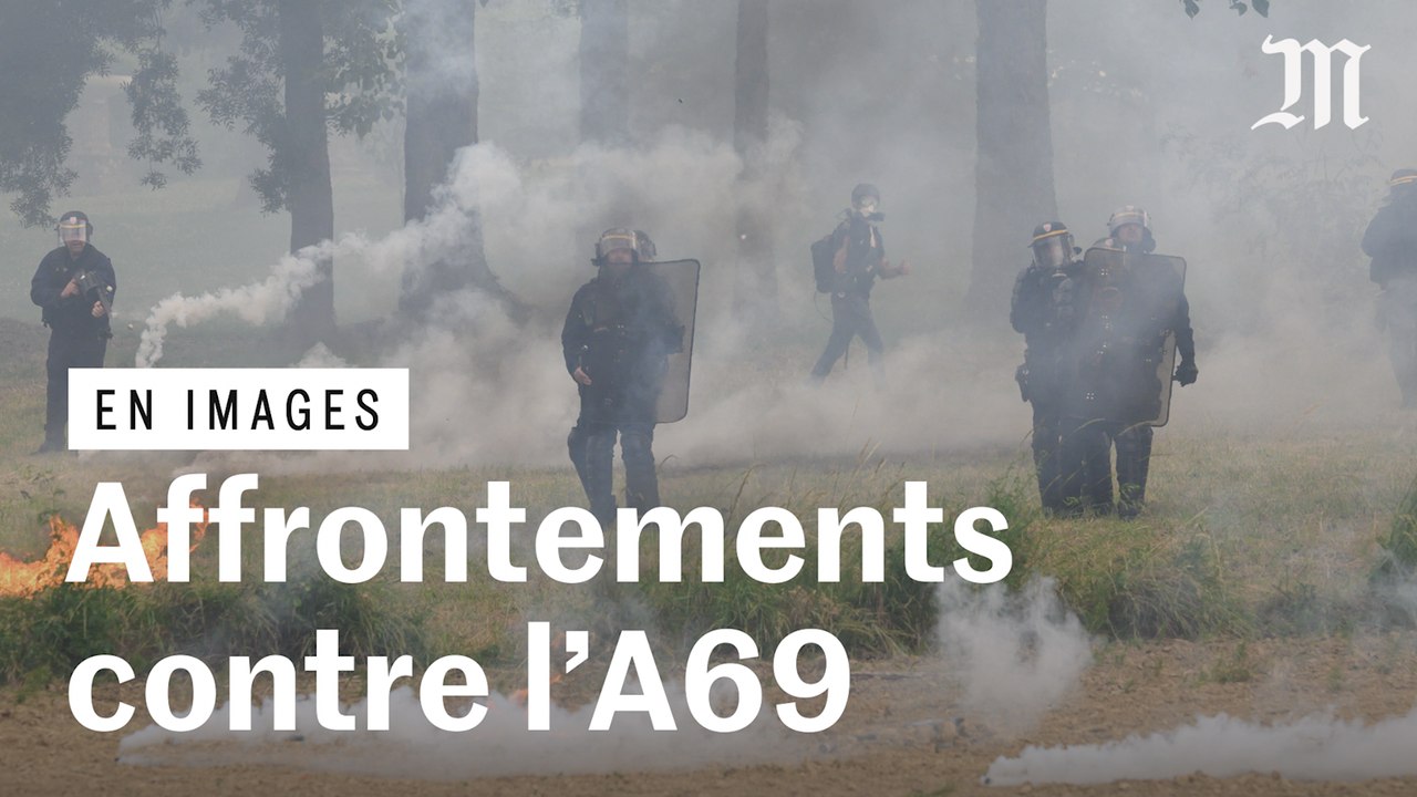 En images : la mobilisation contre l’A69 dégénère en affrontements avec les forces de l’ordre ...