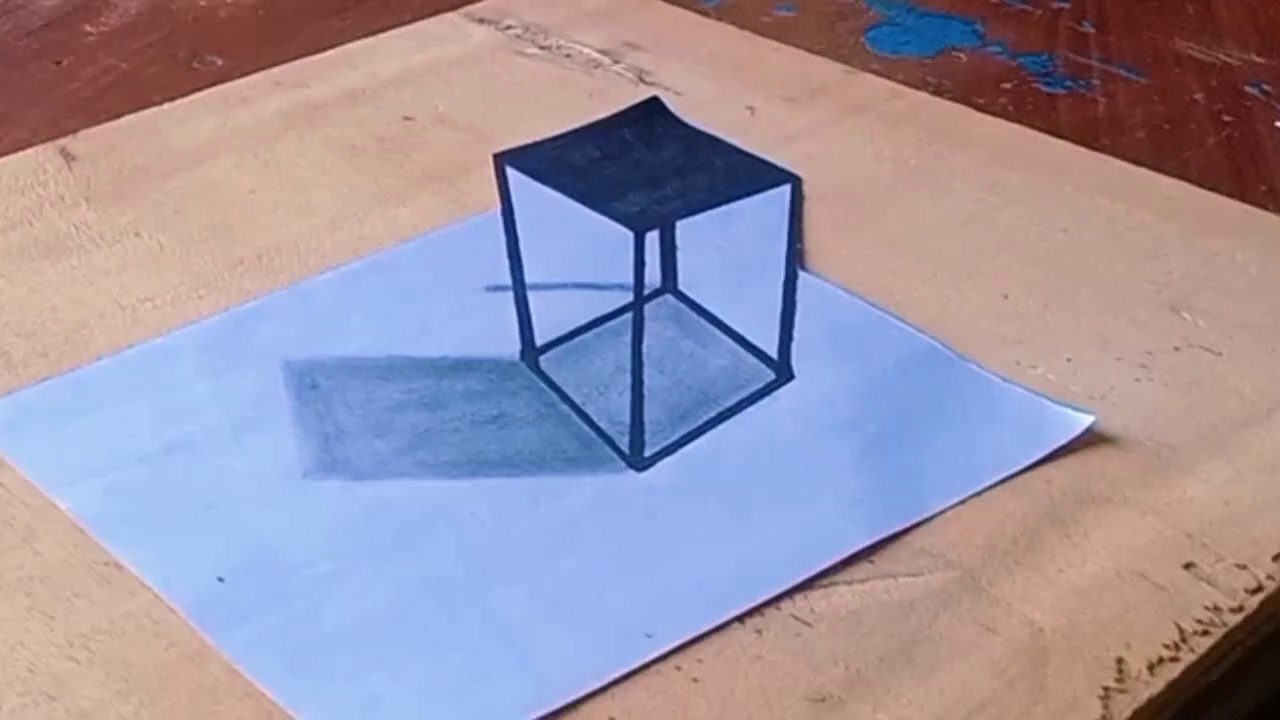 Drawing on paper | simple drawing | easy 3d drawing - video Dailymotion