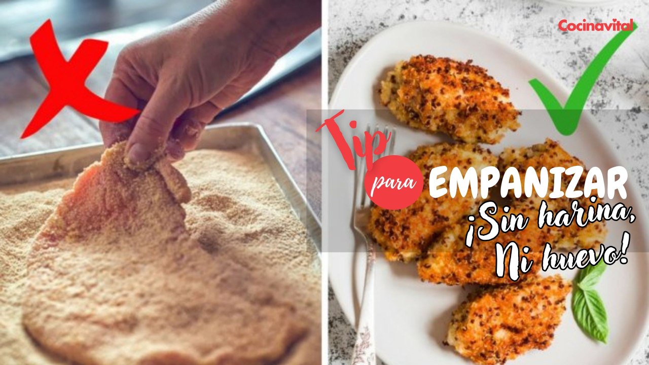 Aprende cómo empanizar carne y pollo ¡Sin harina, huevo y pan! - Vídeo ...