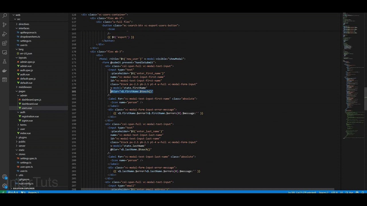 How to use Vuelidate in Nuxt 3 to validate the forms data - video Dailymotion